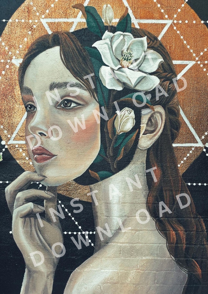 Instant Download Perth Face Girl Street Art Graffiti - Etsy