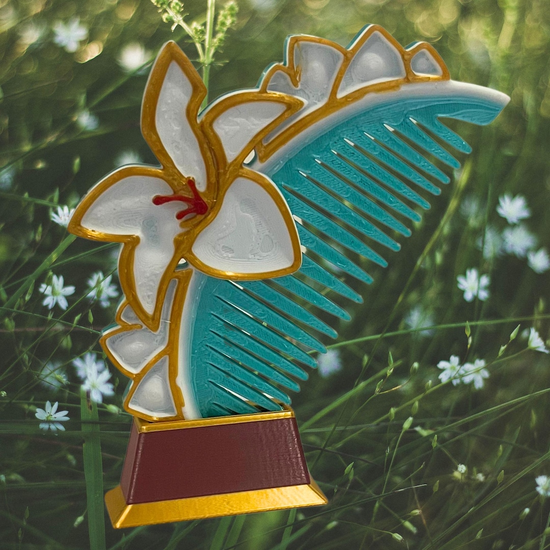 Mulan Inspired Hair Pin Girl Costume Cute Simple Gift Decorative Comb ...