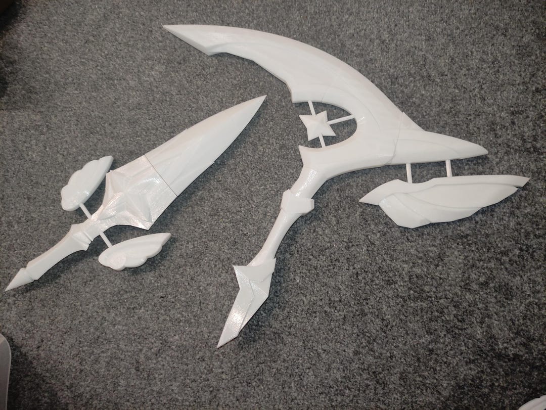 Akali Star Guardian Cosplay DIY Kit for Kama and Kunai Easy Assembly ...