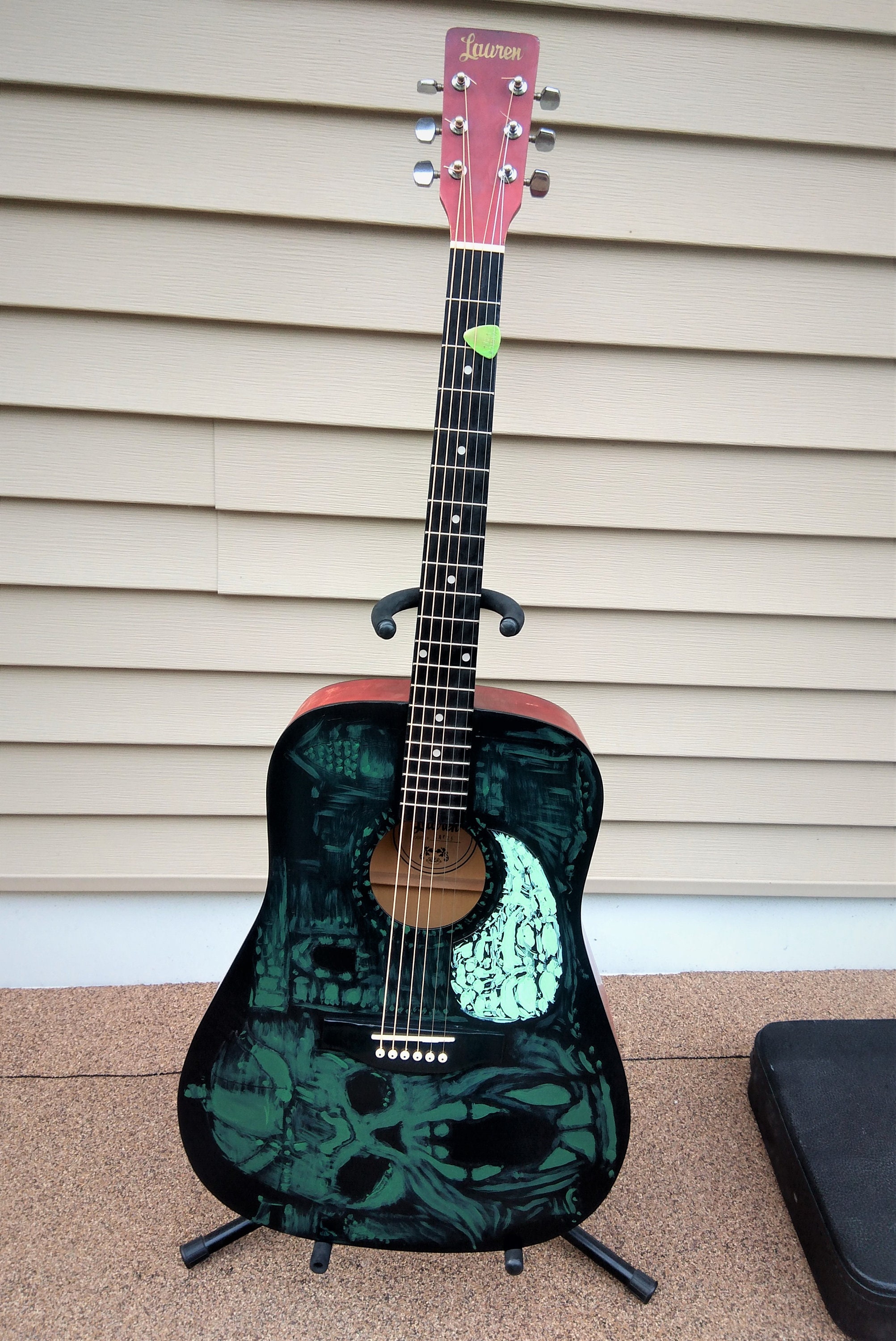 GUITAR CUSTOM ARTIST Masters of the Universe Castle Grayskull Motu ...