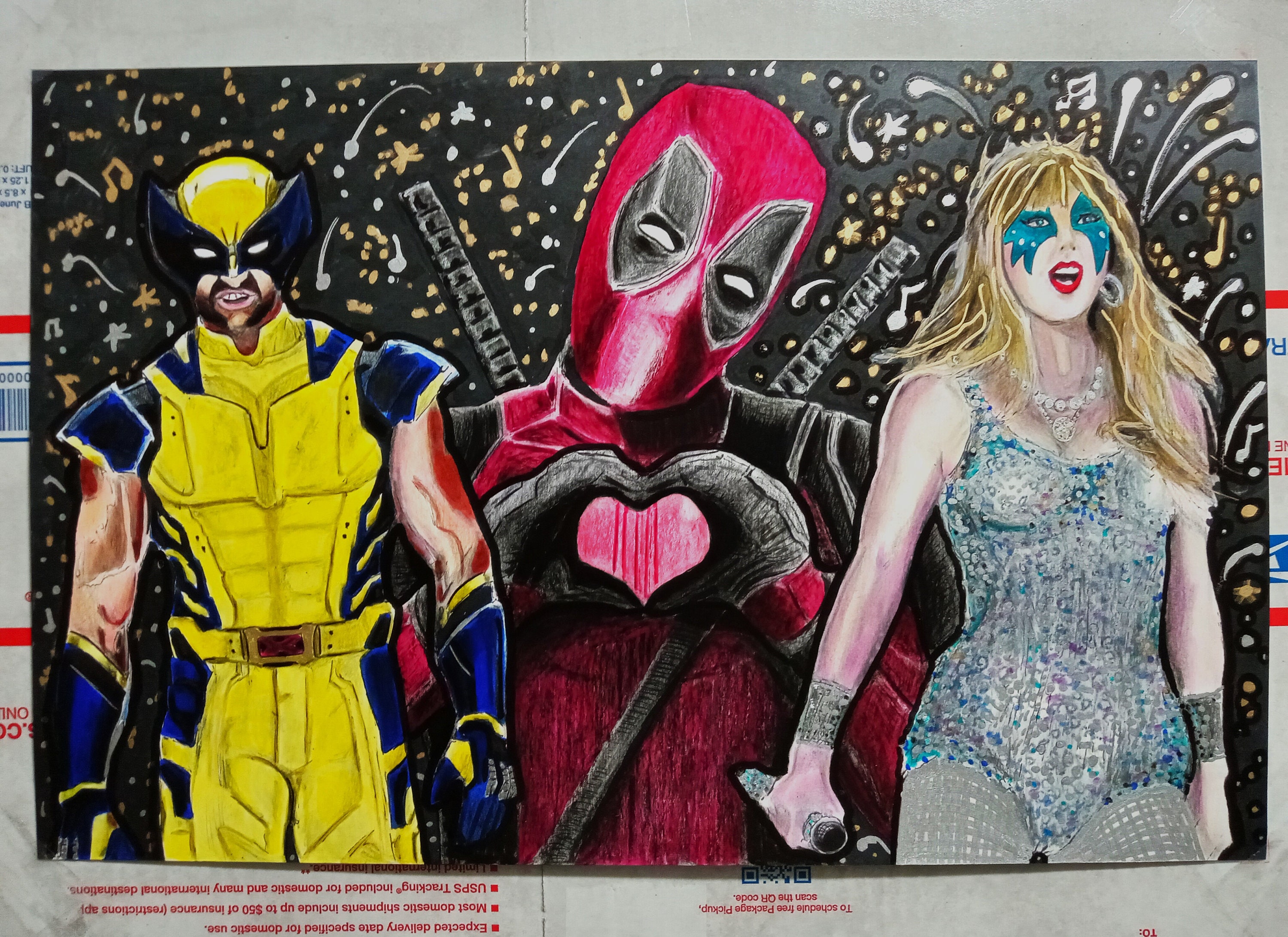 DEADPOOL wolverine taylor Swift X-men Dazzler Cameo Original Marvel ...