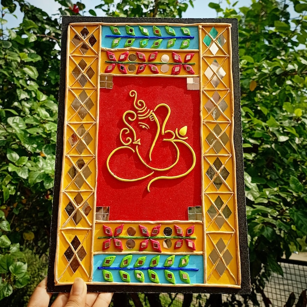 Ganesha Mirror Art - Etsy