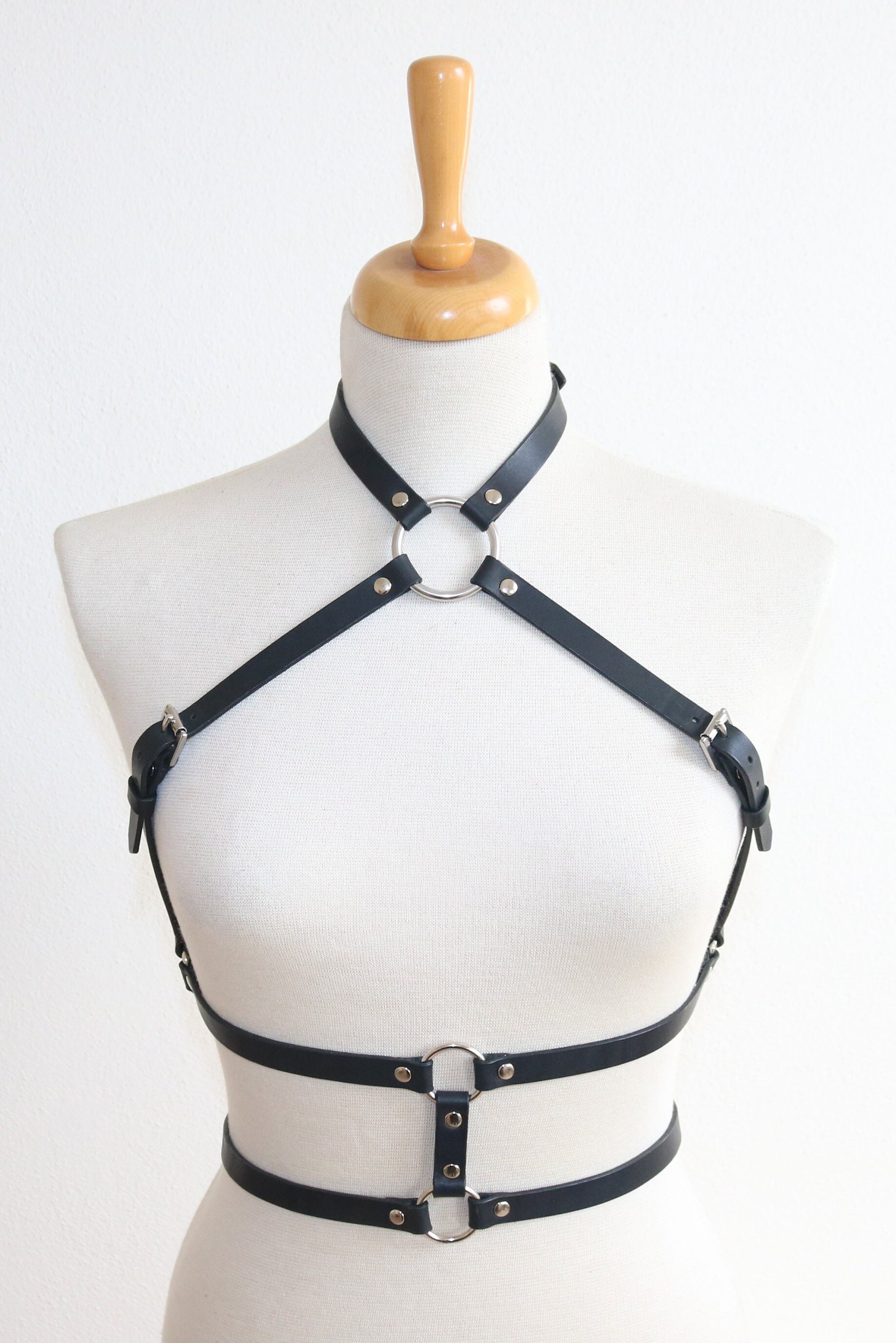 Genuine Leather Harness | Riveted - Etsy