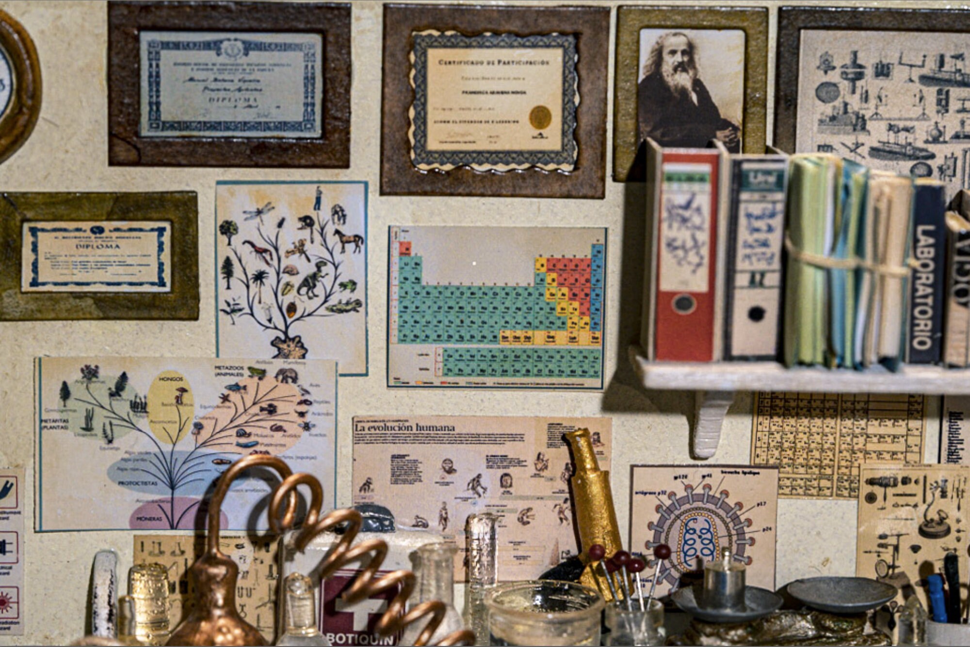 Miniature Laboratory Scene - Etsy