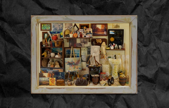 Miniature Artist/painter Scene - Etsy