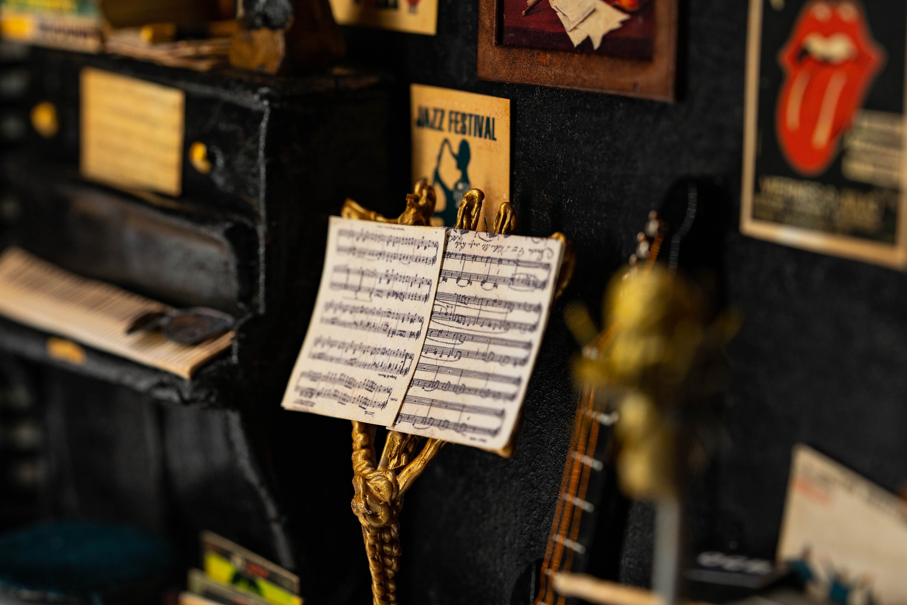 Miniature Music Themed Scene - Etsy