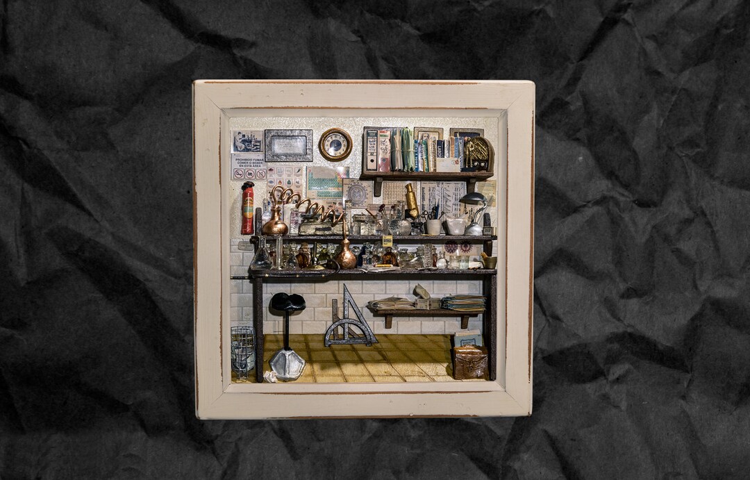Miniature Laboratory Scene - Etsy