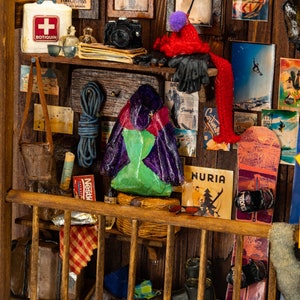 Miniature Ski/snow Cabin Scene - Etsy