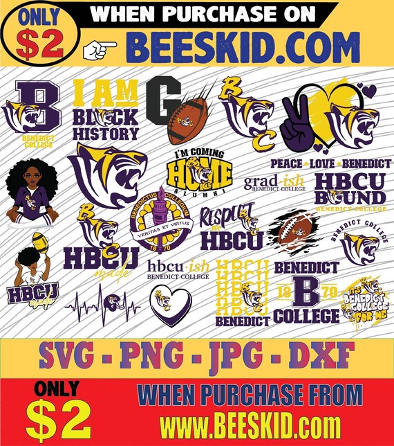 Benedict College Svg HBCU Svg Collections HBCU Svg Football - Etsy
