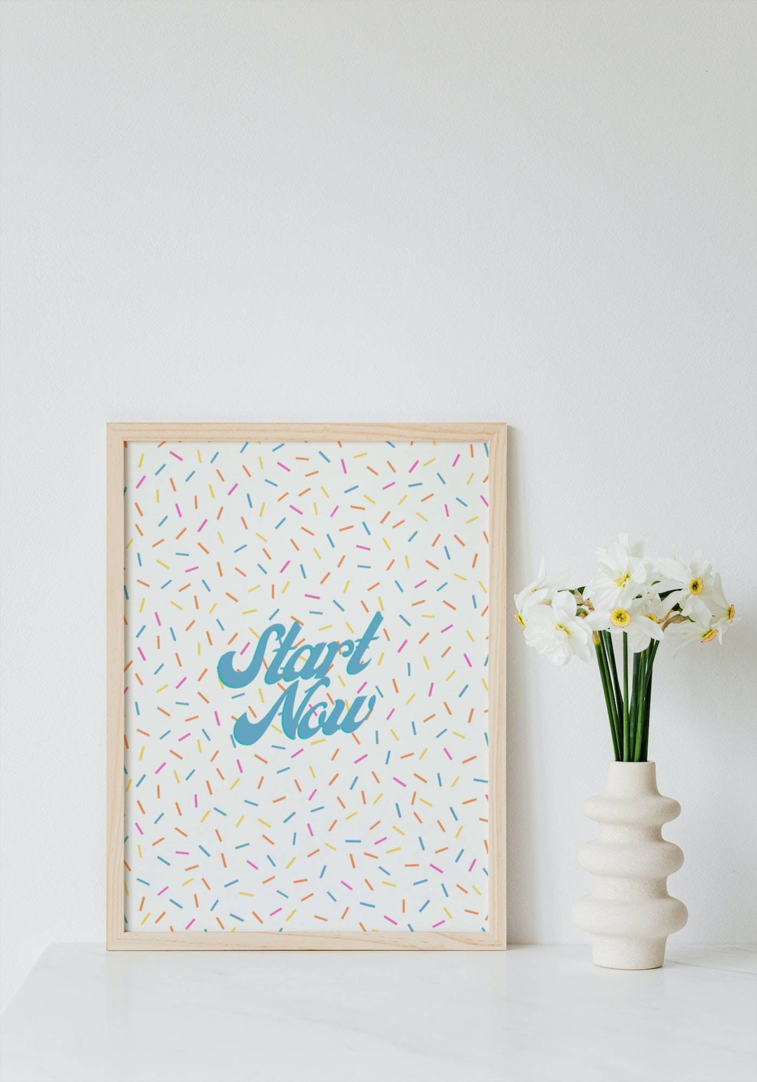 Start Now Quote Wall Art Quote, Wall Prints, Inspirational Quote, Wall ...