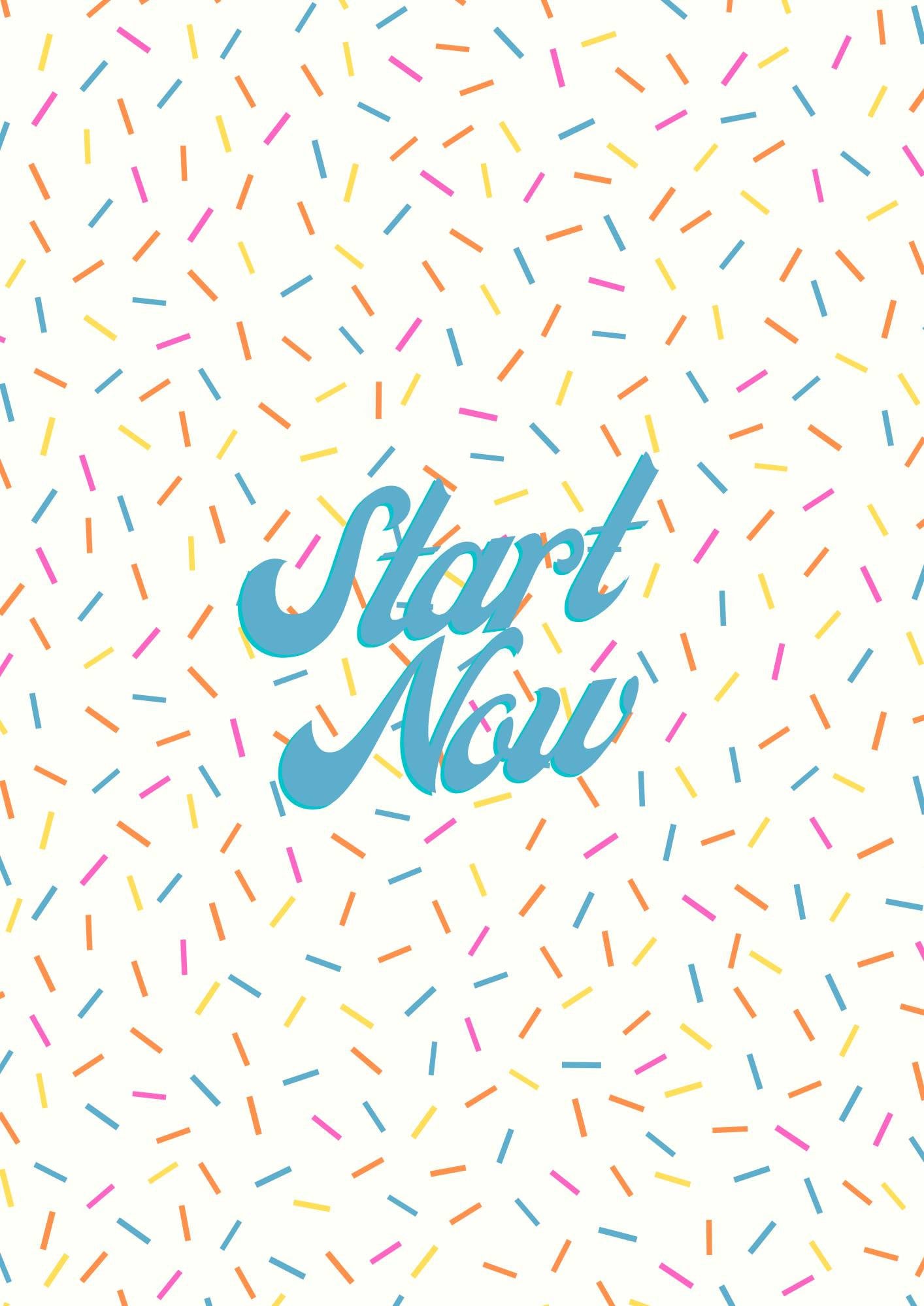 Start Now Quote Wall Art Quote, Wall Prints, Inspirational Quote, Wall ...