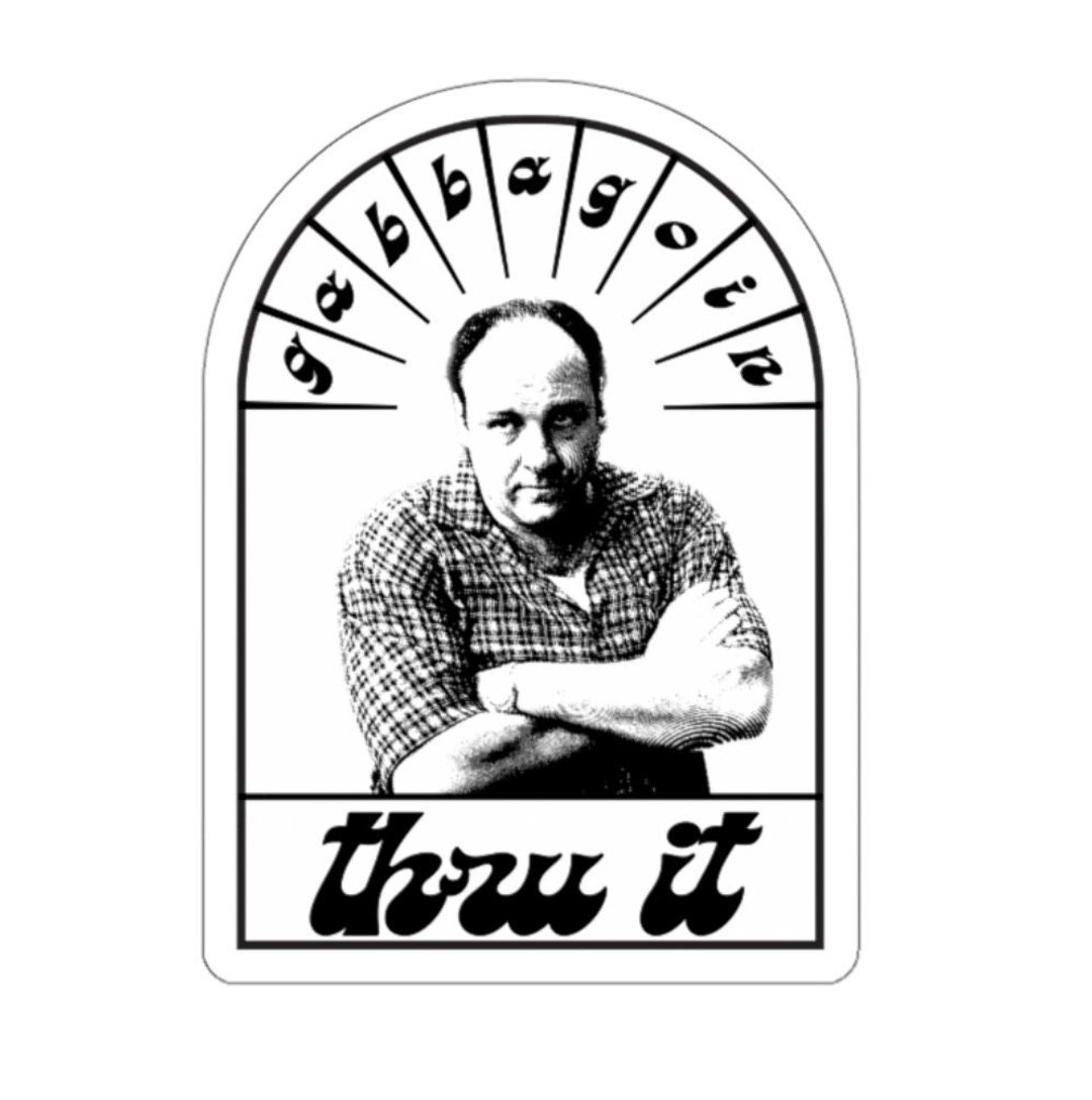 Gabba Goin Thru It Tony Soprano Waterproof Vinyl Sticker - Etsy