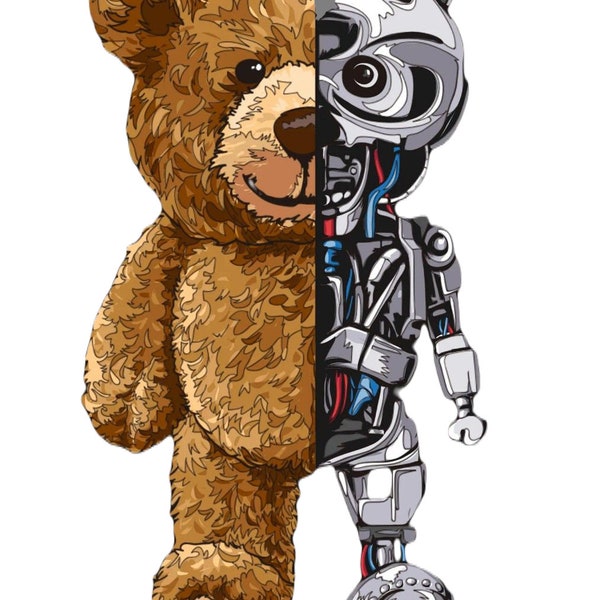 Teddy Bear Drawing - Etsy