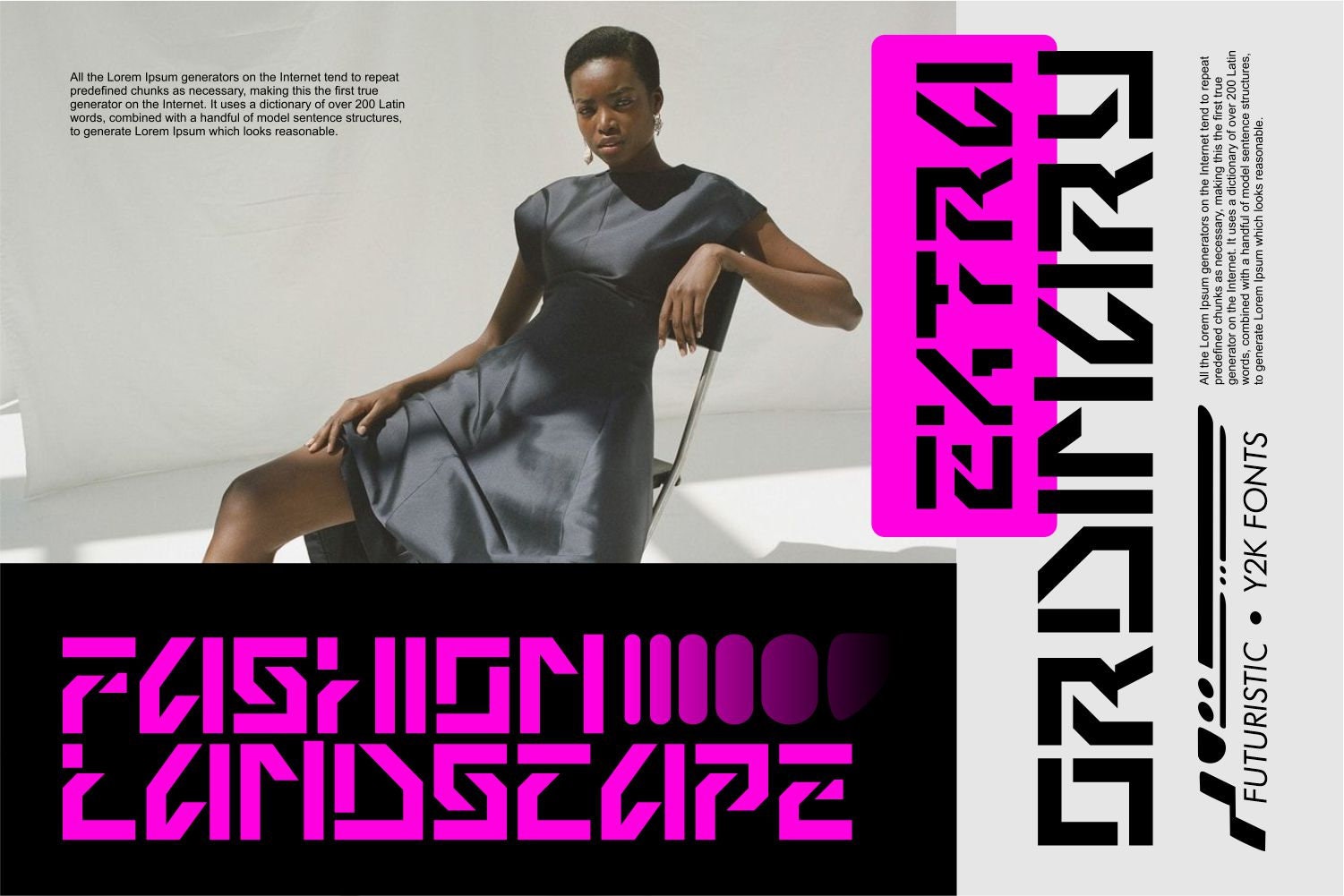 Warzone Y2K Futuristic Fonts - Etsy