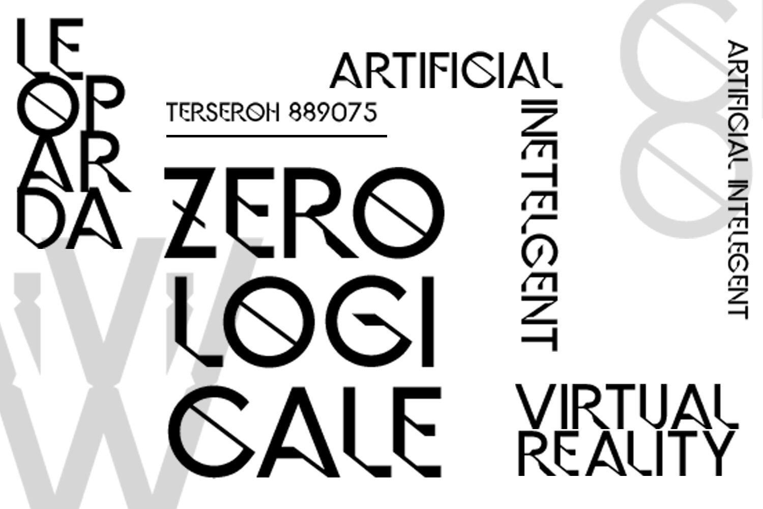 Leopard | Futuristic Font - Etsy