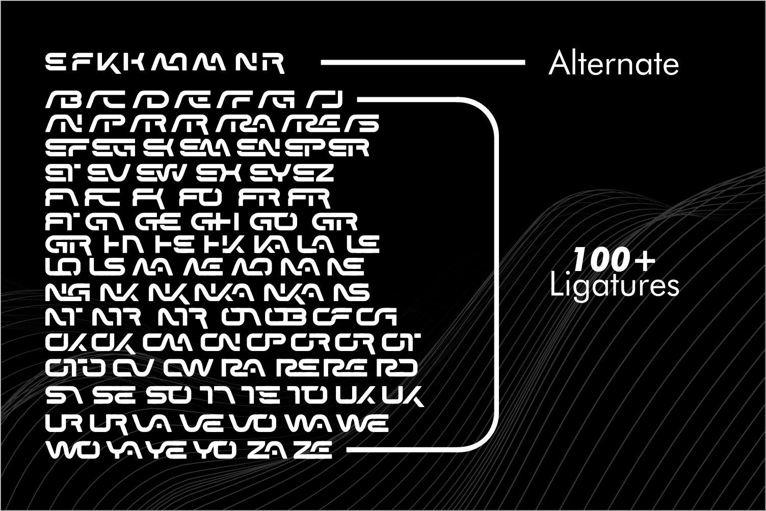 Arenka Futuristic Font Y2k Evolution Font - Etsy