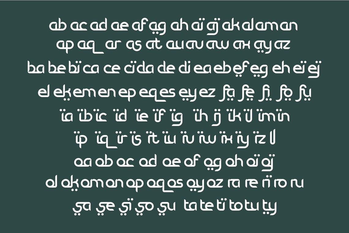 Dubai City Arabic Font - Etsy