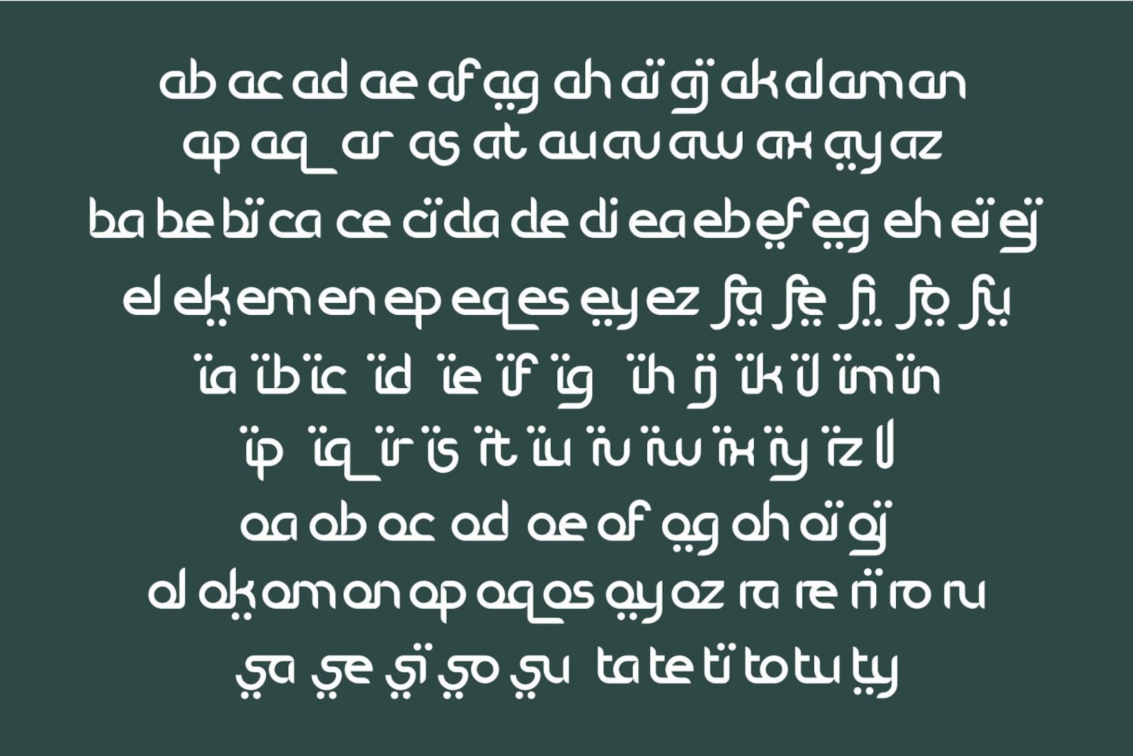 Dubai City Arabic Font - Etsy