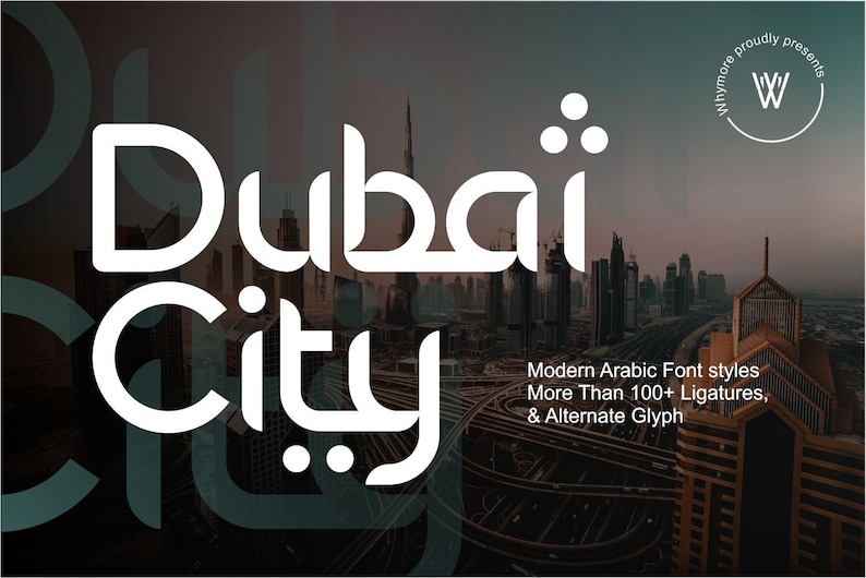 Dubai City Arabic Font - Etsy