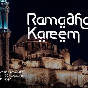 Dubai City Arabic Font - Etsy