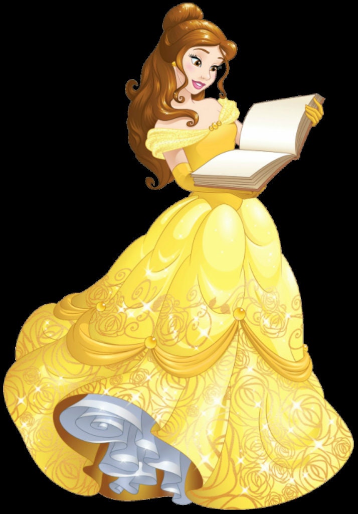 Disney Character Belle Beauty and the Beast Movie Iron on Tee T-shirt ...