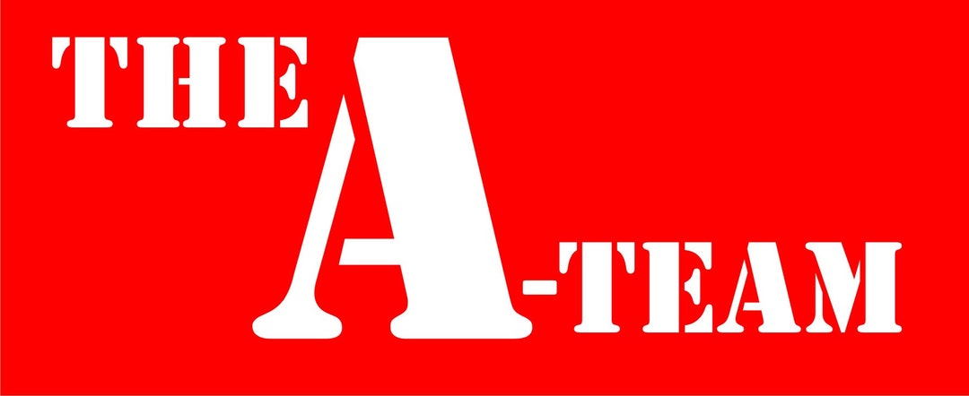 The A-team Logo 80s Action TV Show Iron on Tee T-shirt Transfer - Etsy