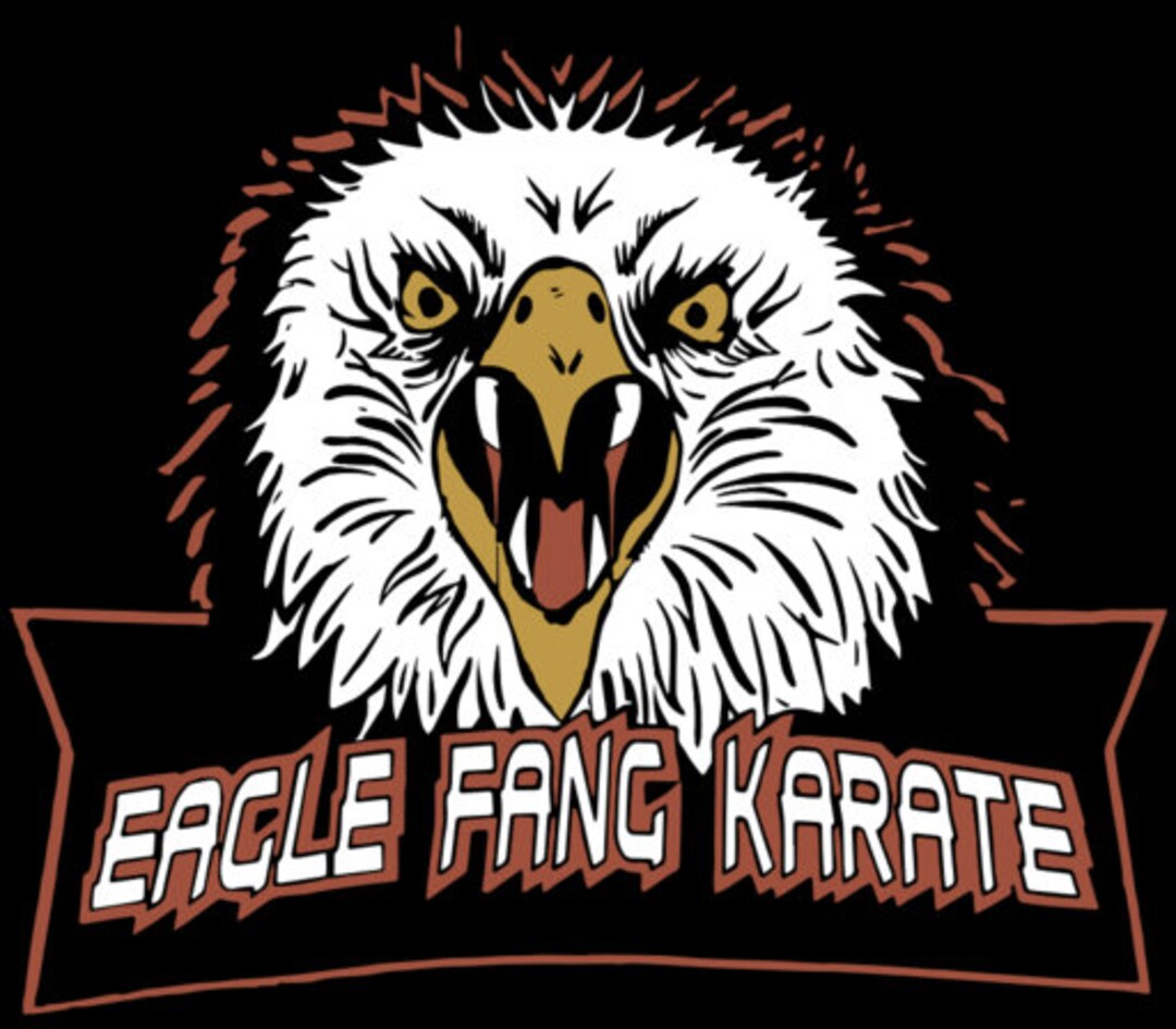 Eagle Fang Cobra Kai Logo Karate Kid 80s Movie TV Show Iron on - Etsy UK