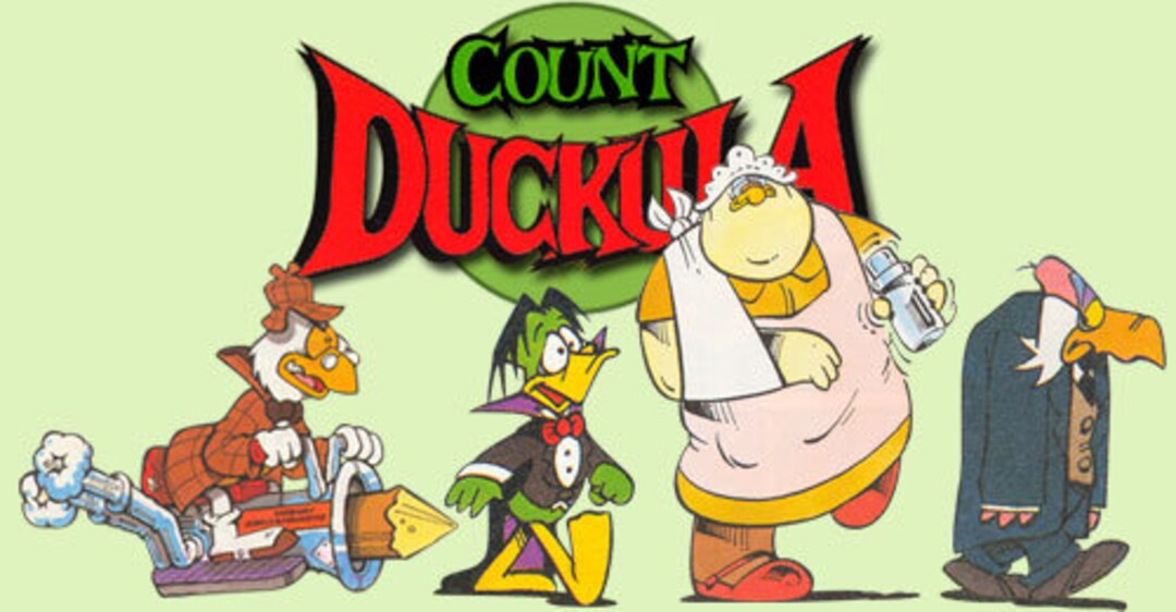 Count Duckula 80s David Jason Cartoon TV Show Iron on Tee - Etsy