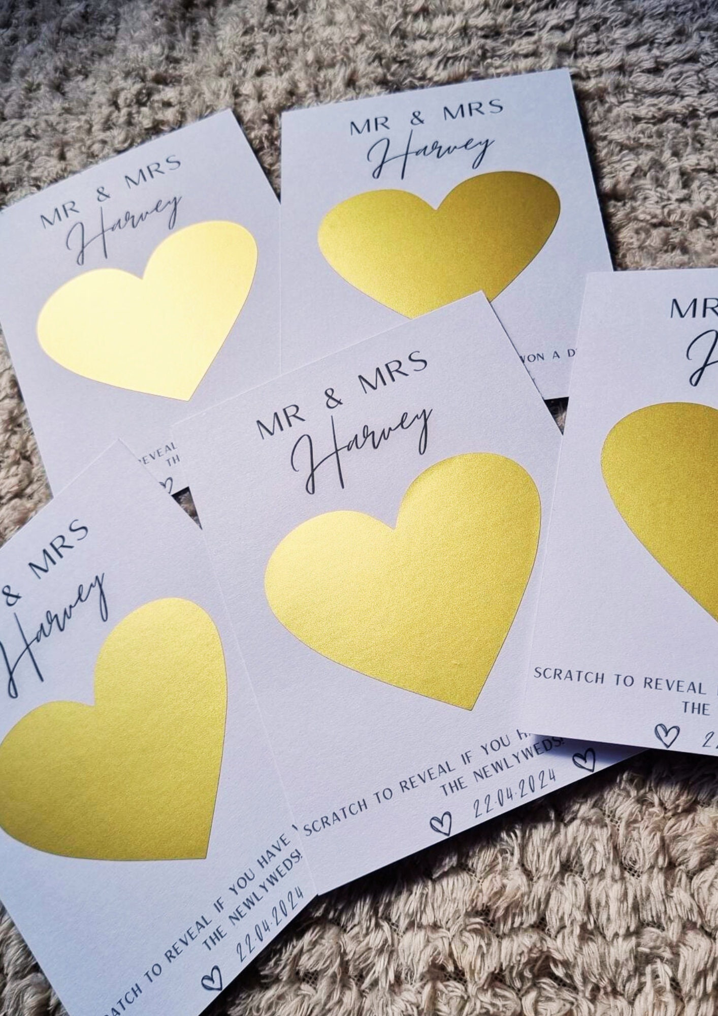 Wedding Scratch Card, Custom Scratch Card, Wedding Props, Scratch to ...