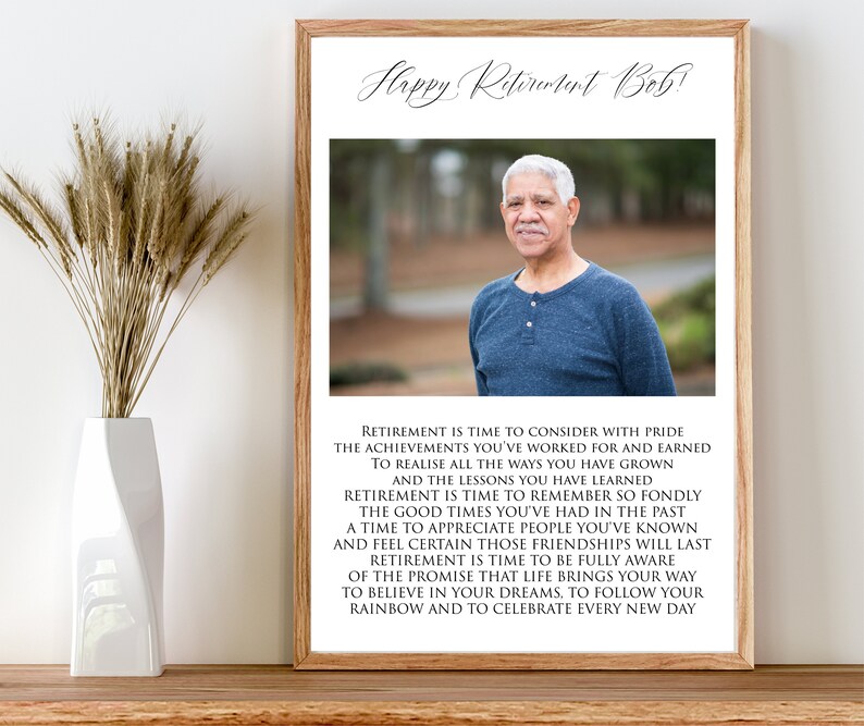 Happy Retirement Poem, Happy Retirement Print, Retirement Gifts, Gifts ...