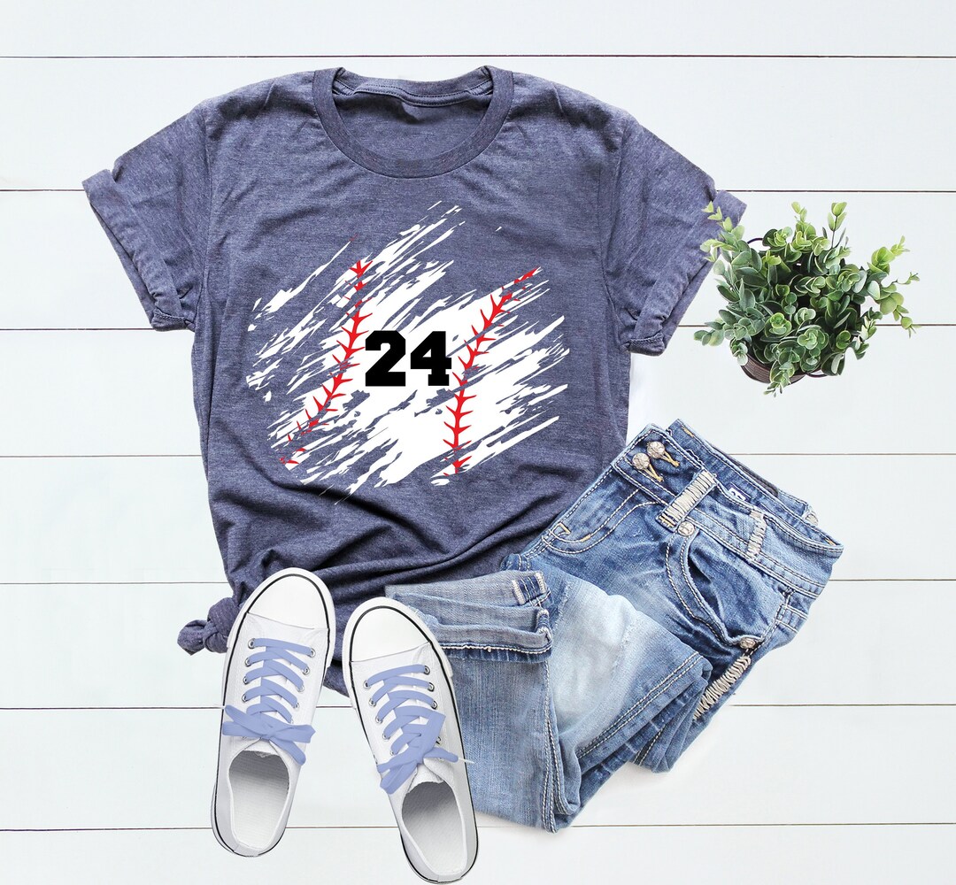 Custom Baseball Mom Shirt, With Kids Number Personalized Baseball Shirt ...