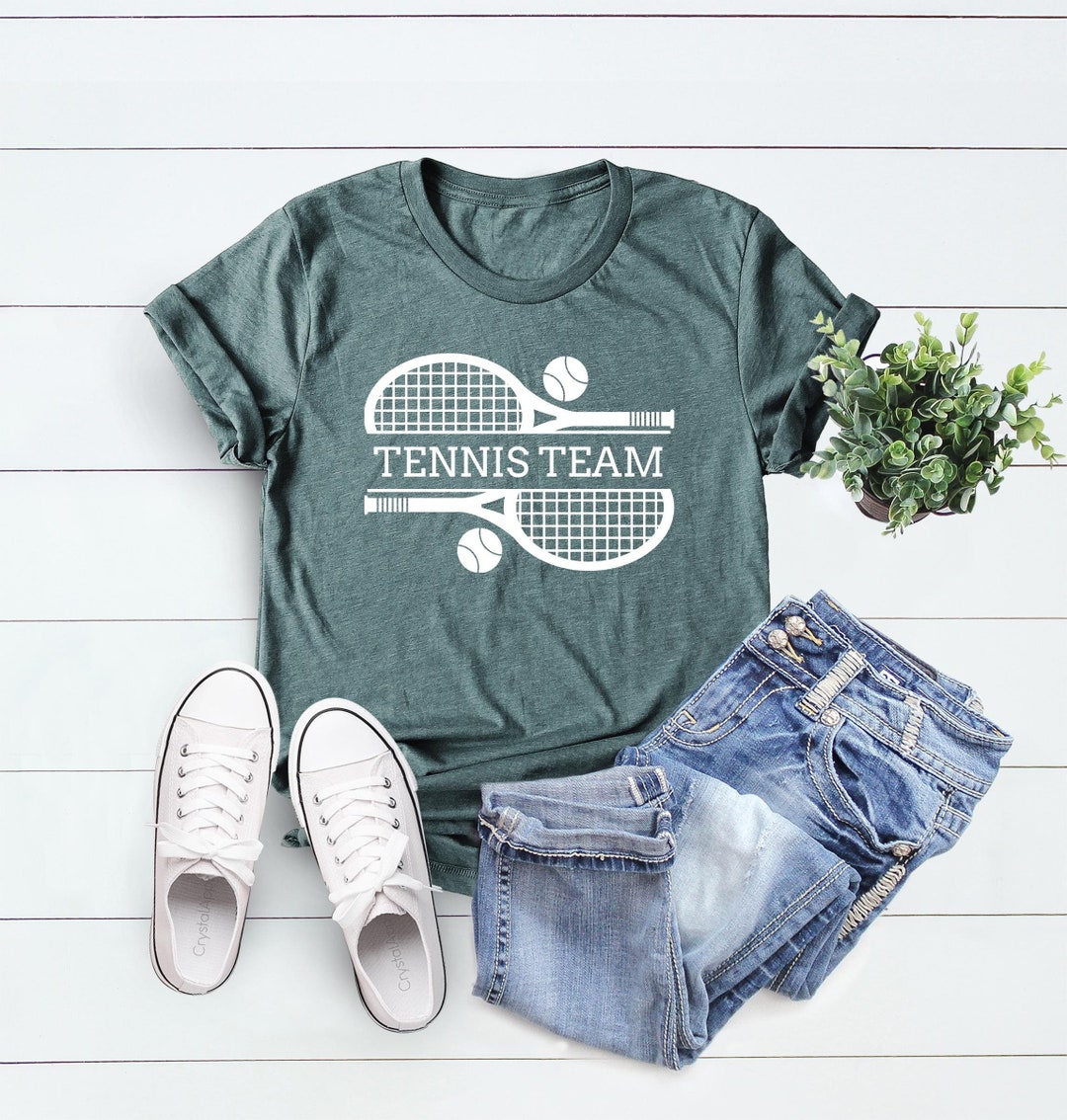 Custom Tennis Shirt, Tennis Player Shirt, Game Day Shirt, Unisex Tennis ...