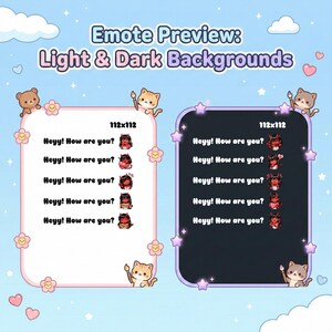 Meru Succubus Emote Bundle for Twitch and Discord - 20 Red Demon Girl ...