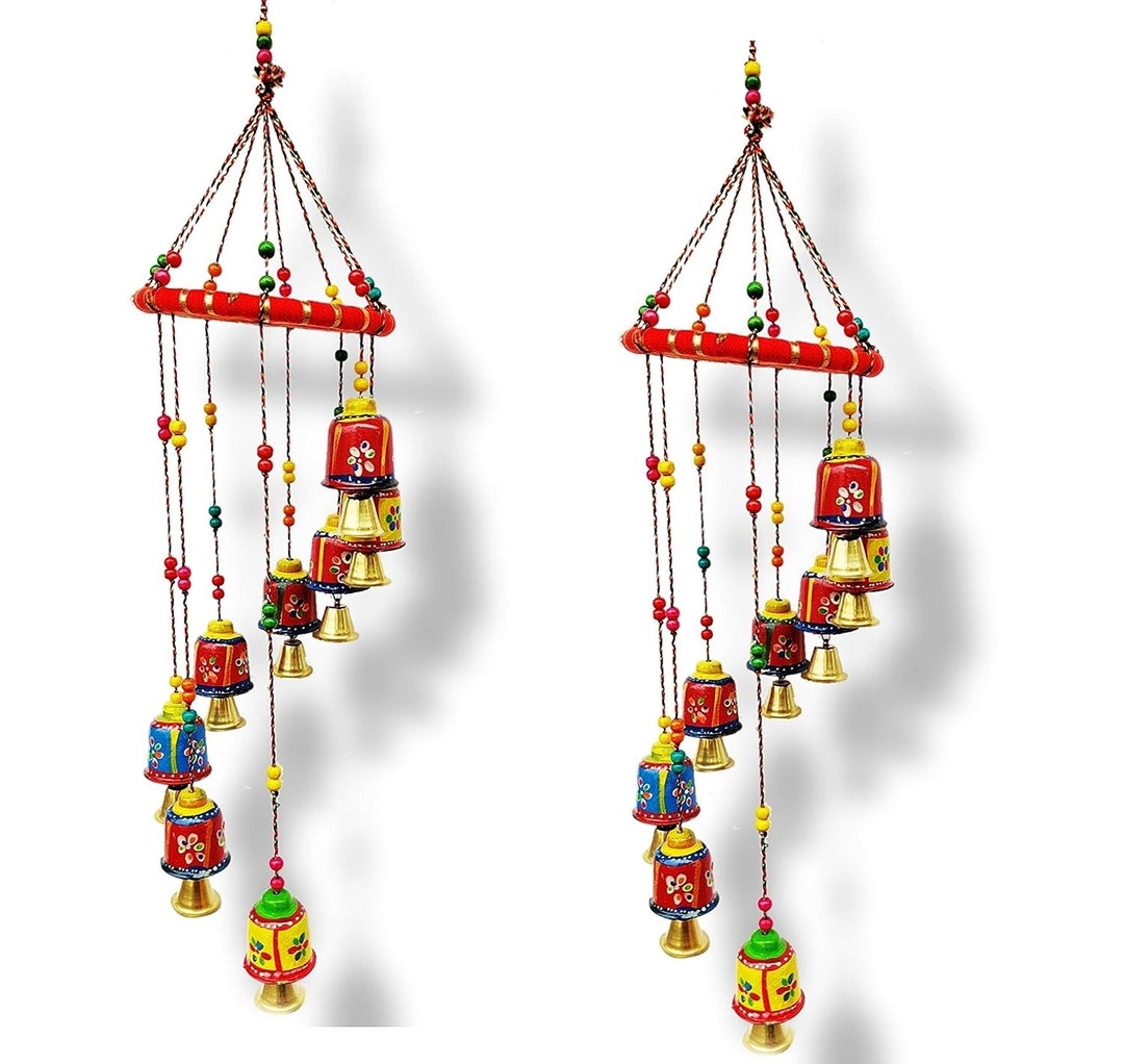 Wind Chimes Handcrafted Rajasthani Door/wall Hanging - Etsy