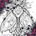 Tattoo Design Moth Mandala 1, Unique, Printready, Download, Ready to ...