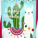 Llama Birthday Card Birthday Card Llamas Fiesta Birthday Card Cute ...