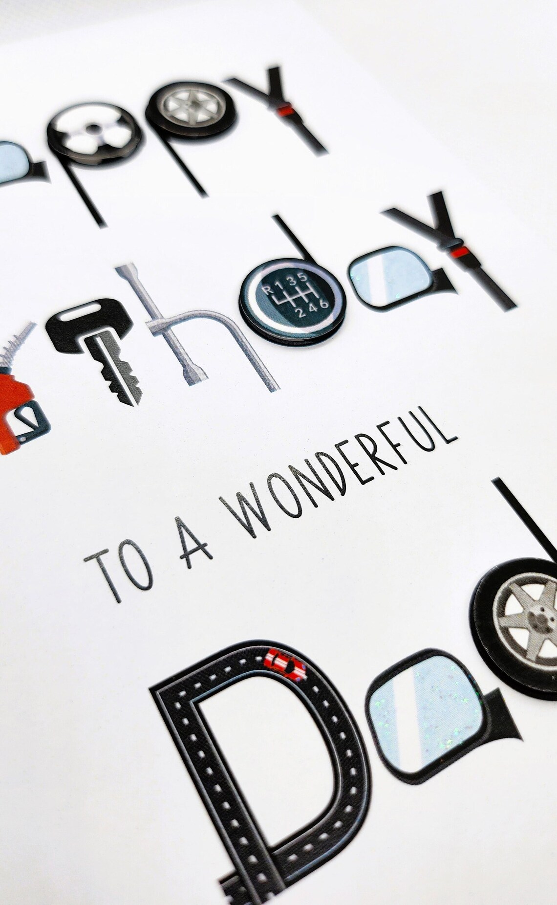 Car Birthday Card for Dad - Car Lovers Card - Birthday Card for Car ...