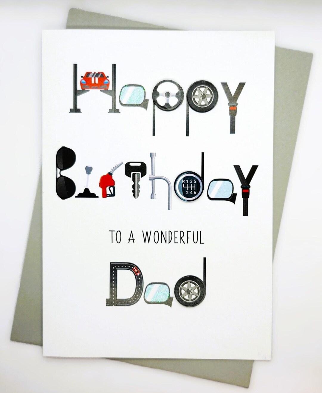 Car Birthday Card for Dad - Car Lovers Card - Birthday Card for Car ...