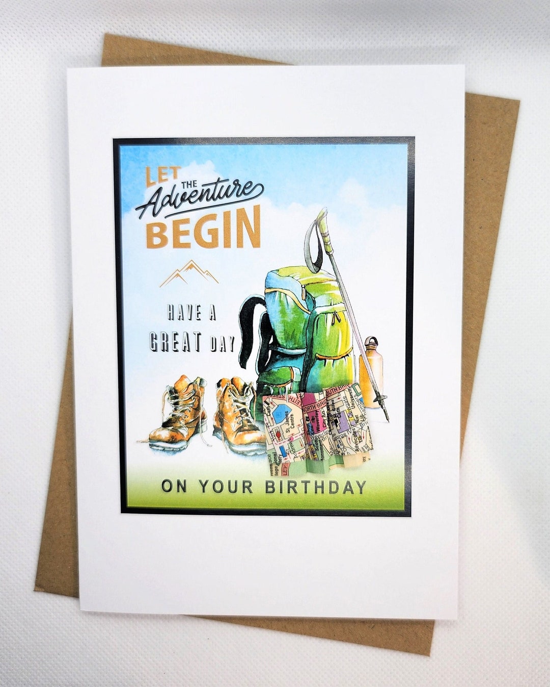Birthday Card for Walkers - Rambling Birthday Card - Hiking Birthday ...