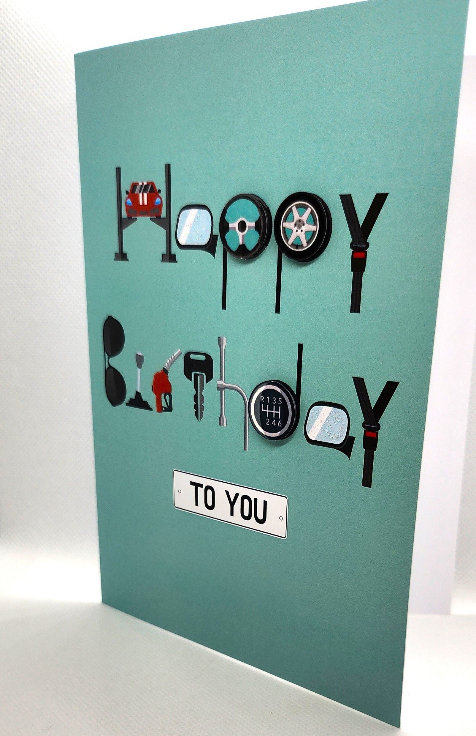 Car Birthday Card - Car Lovers Card - Birthday Card for Car Enthusiast ...