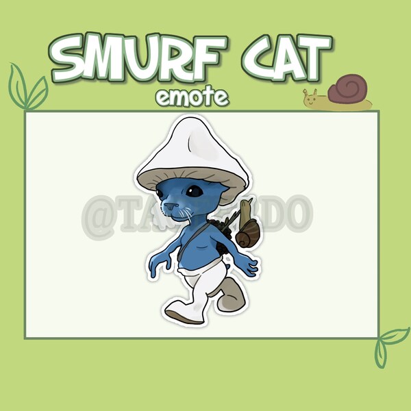Smurf Cat - Etsy