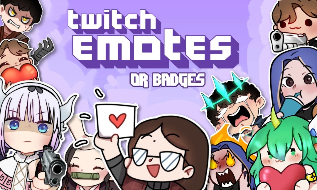 Custom Emotes or Badges - Etsy