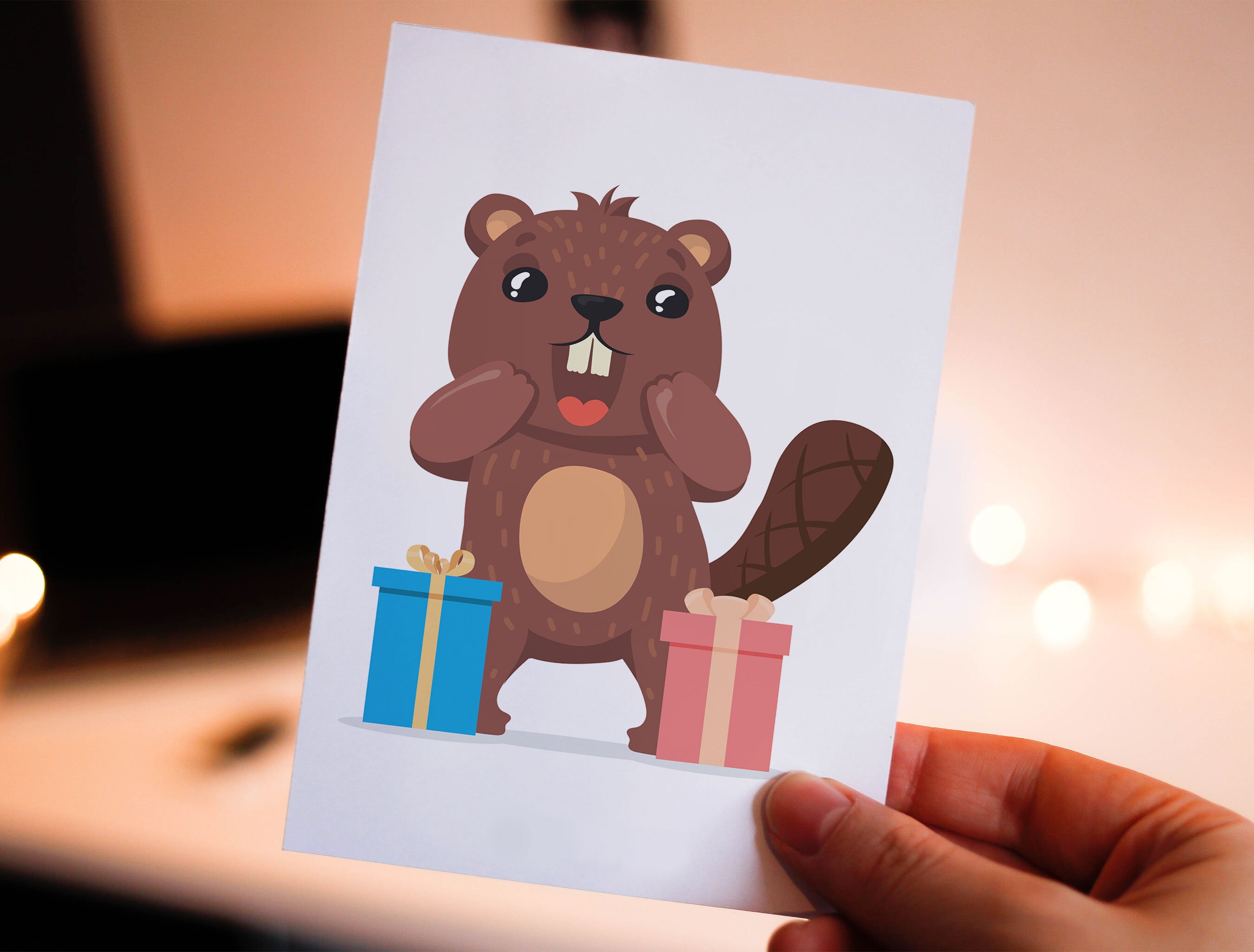 12 Birthday Beaver Flash Cards Printable Wall Art SVG PNG - Etsy