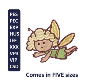 Pixie Fairy Embroidery Design - Etsy
