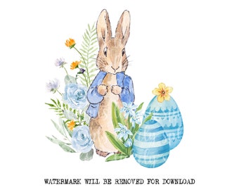 Peter Rabbit Easter Png - Etsy
