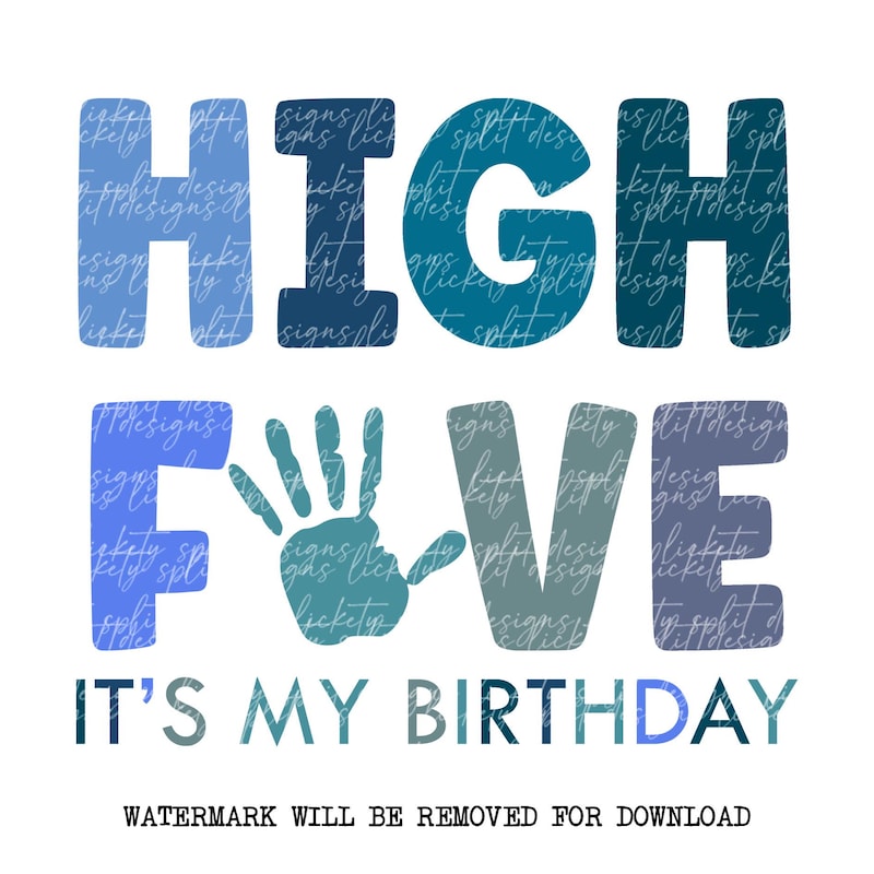 High Five Birthday - Etsy