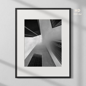 Black and White Architecture NYC Wall Art, Set of 3 New York Posters ...