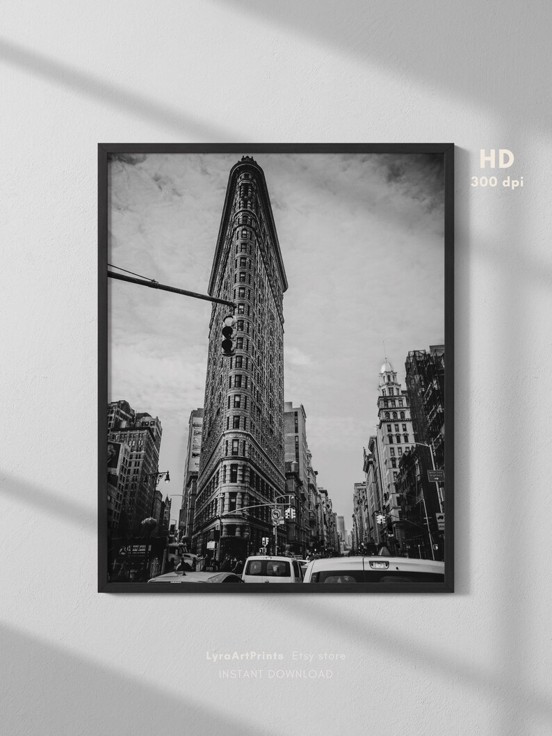 Black and White Architecture NYC Wall Art, Set of 3 New York Posters ...