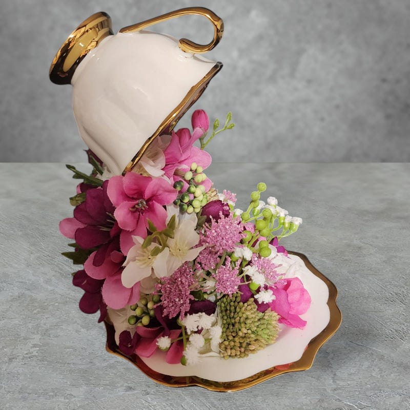 Tea Cup Centerpieces - Etsy