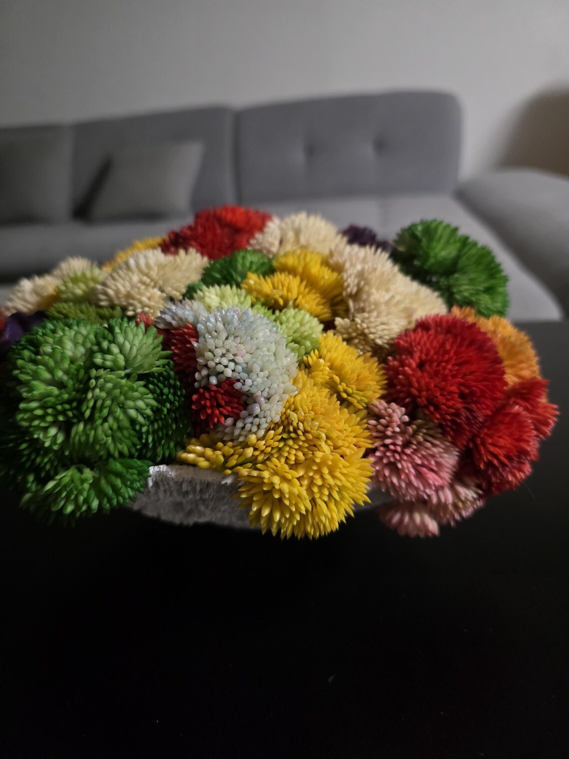 Faux Coral Vase With Imitation Seeds Decoration Homedecor Centerpiece ...
